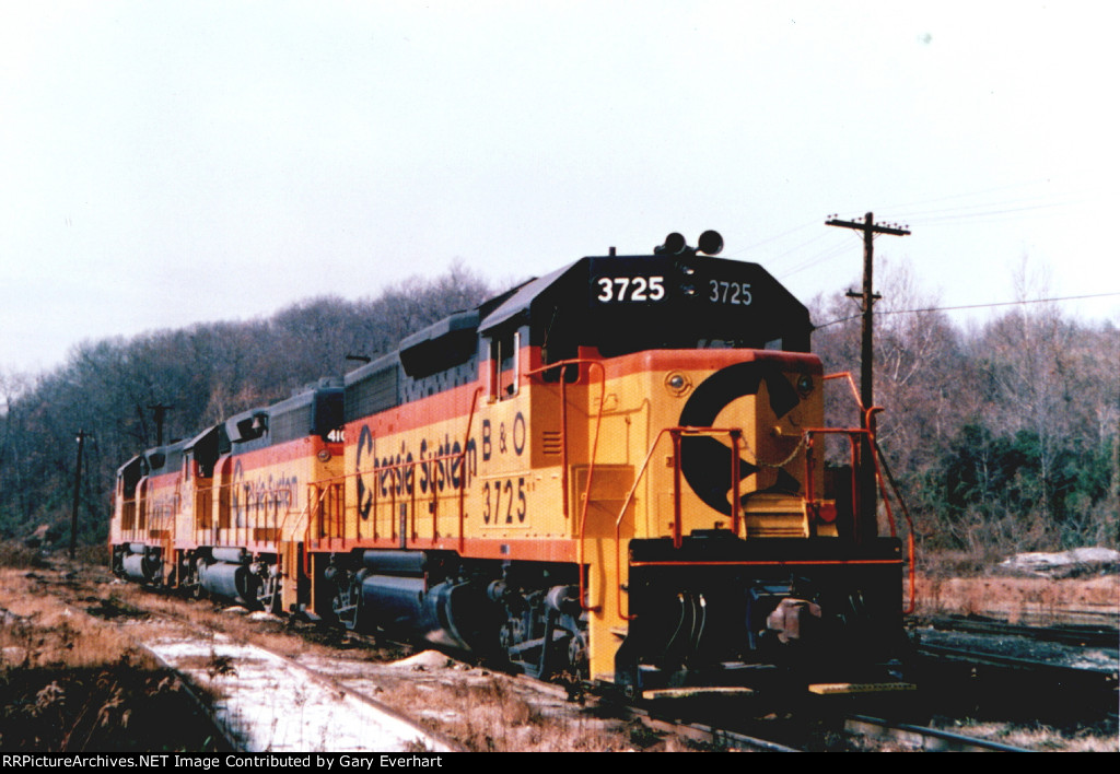 BO GP40 #3725 - B&O in the Chessie System